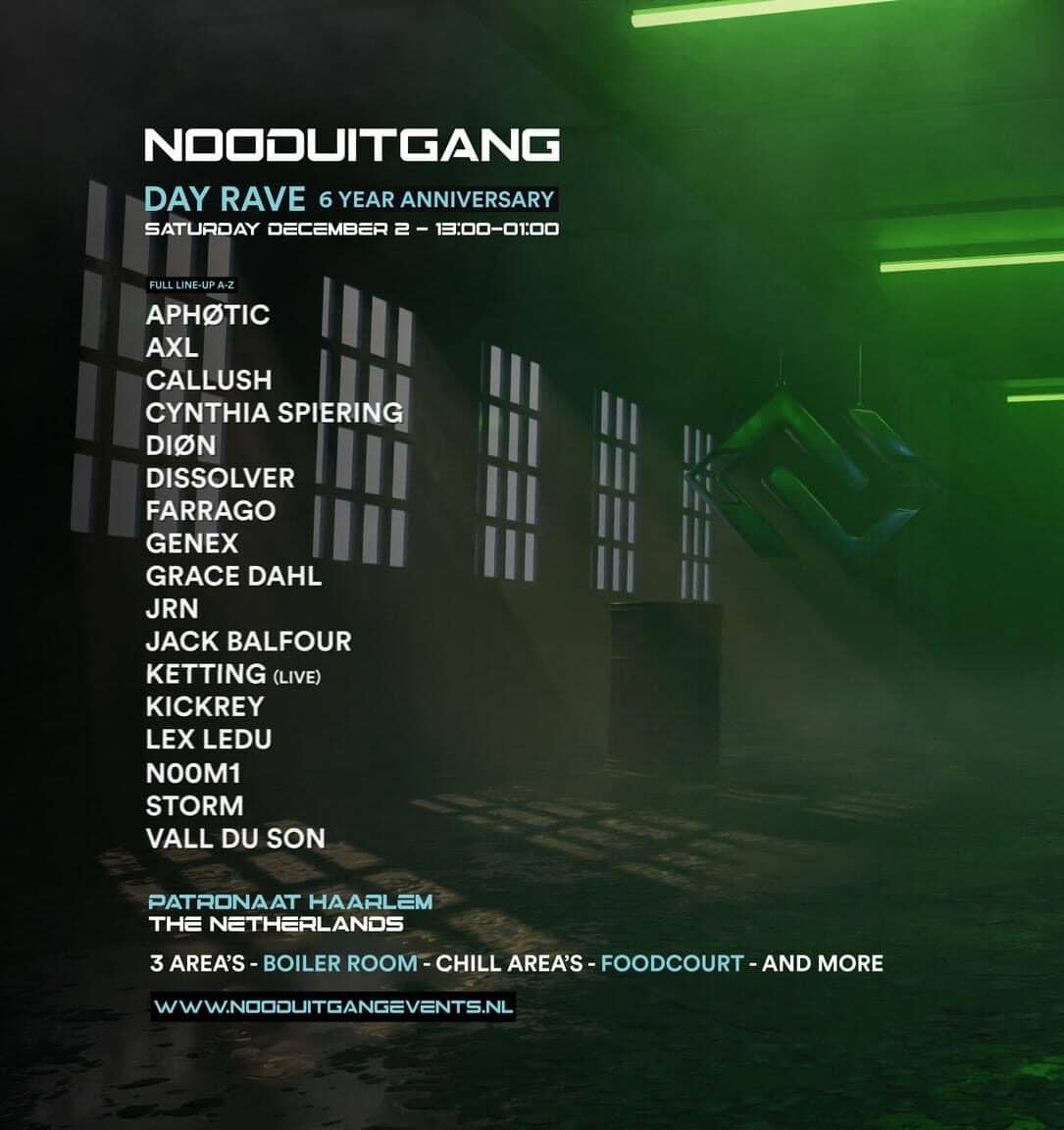 Nooduitgang Day Rave - Patronaat
