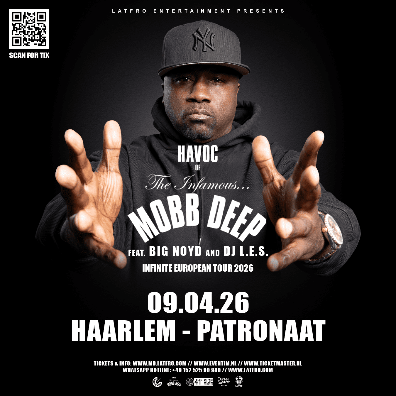Havoc of MOBB DEEP w/ Big Noyd + DJ L.E.S - Patronaat